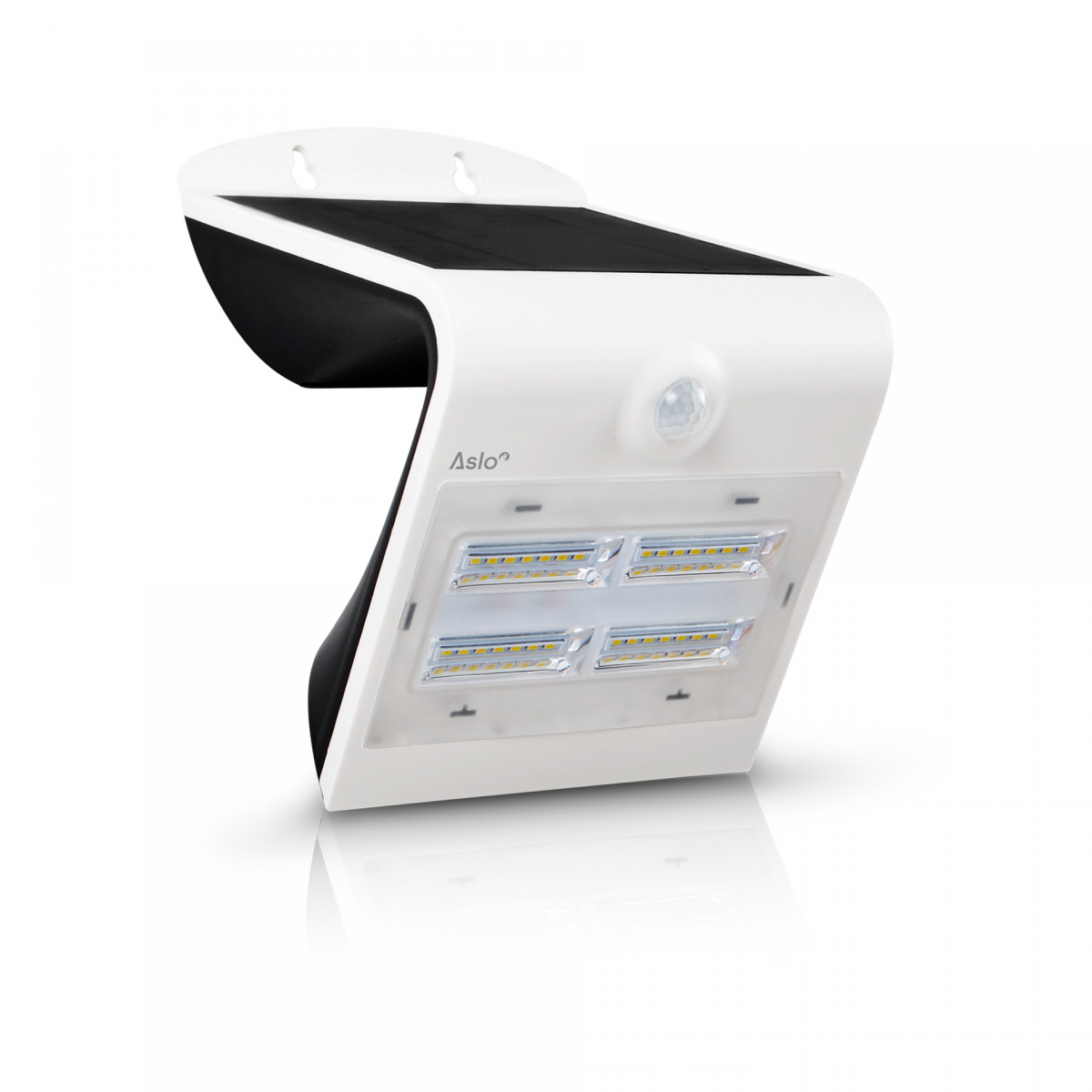 Aplique Led Solar Com Sensor 3.2W Branco ASLO