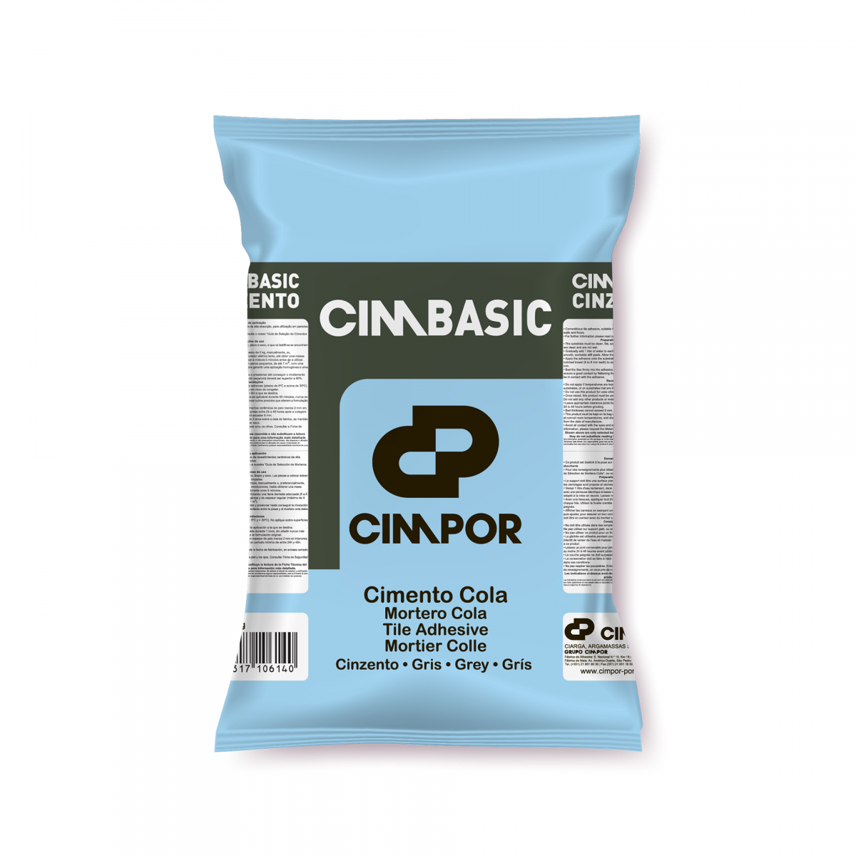Cimento Cola Cinza Lacrilar 5KG