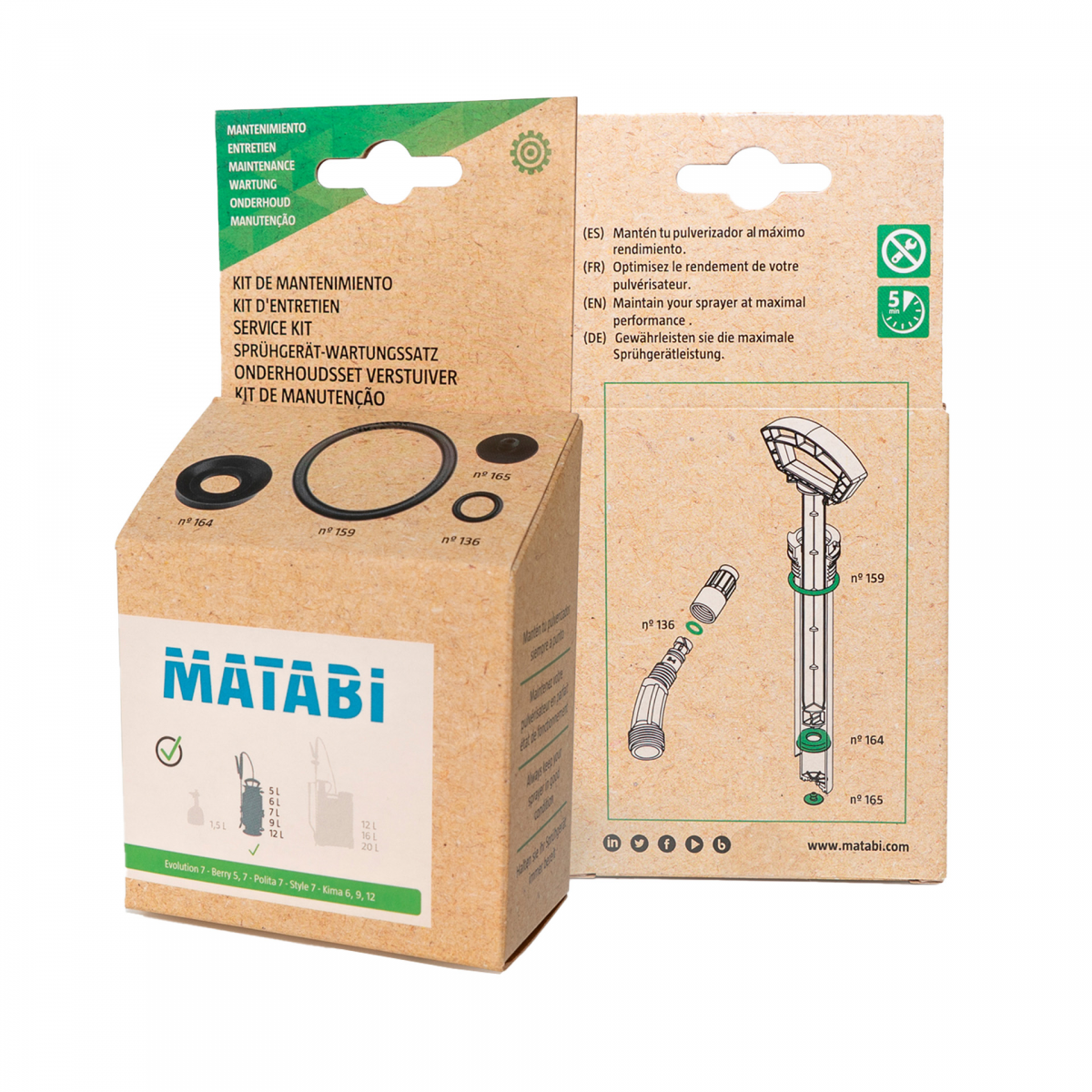 Kit Manutenção Evolution 7 L MATABI - SF0198264_00000 | Agriloja
