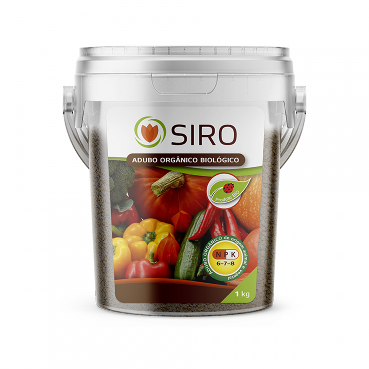 Adubo Orgânico Npk 6-7-8 Bio 1 KG SIRO