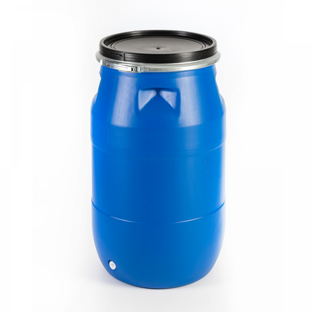 Barrica Azul Tampa De Cinta Com Cavidade 125 L