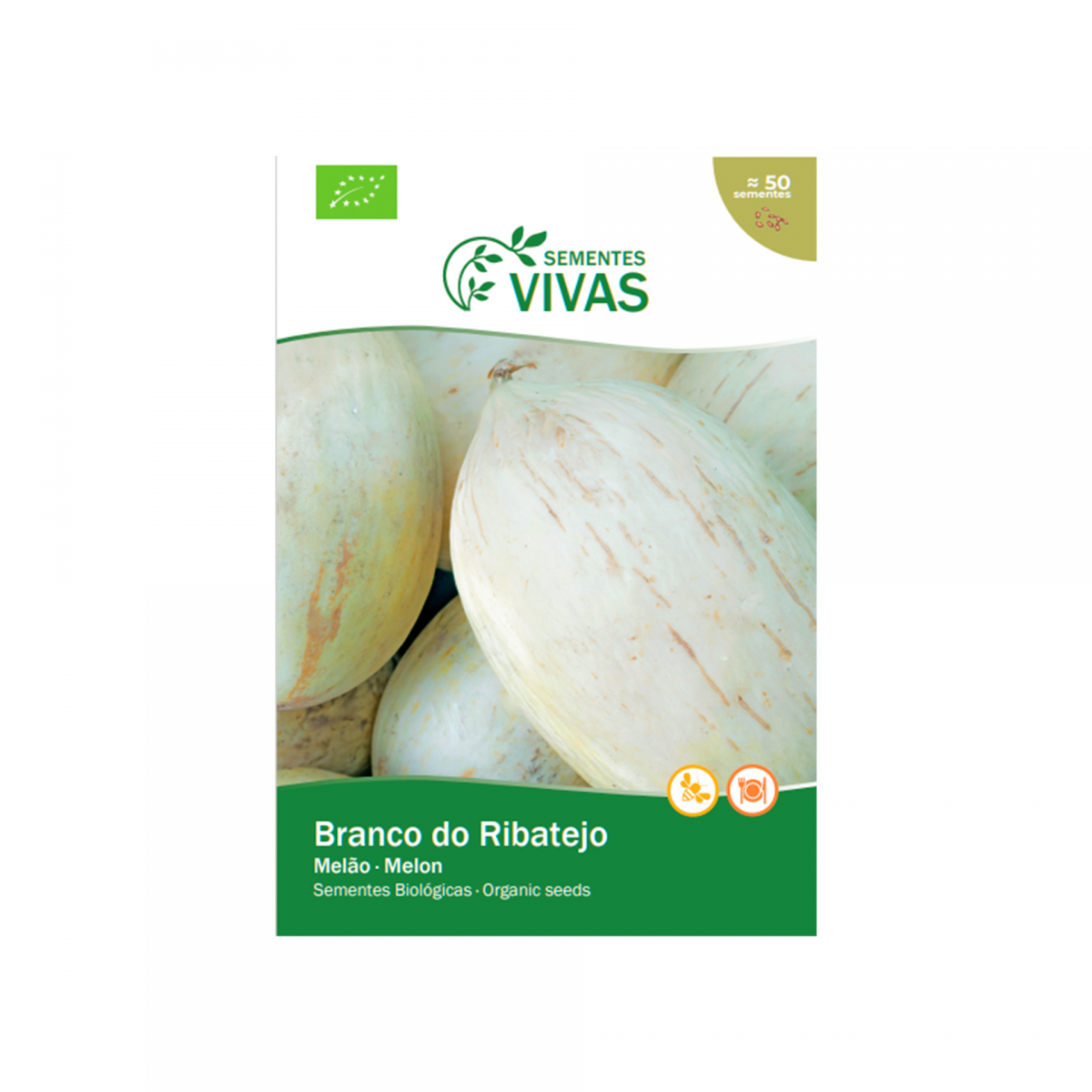 Melão Branco do Ribatejo 3 G SEMENTES VIVAS