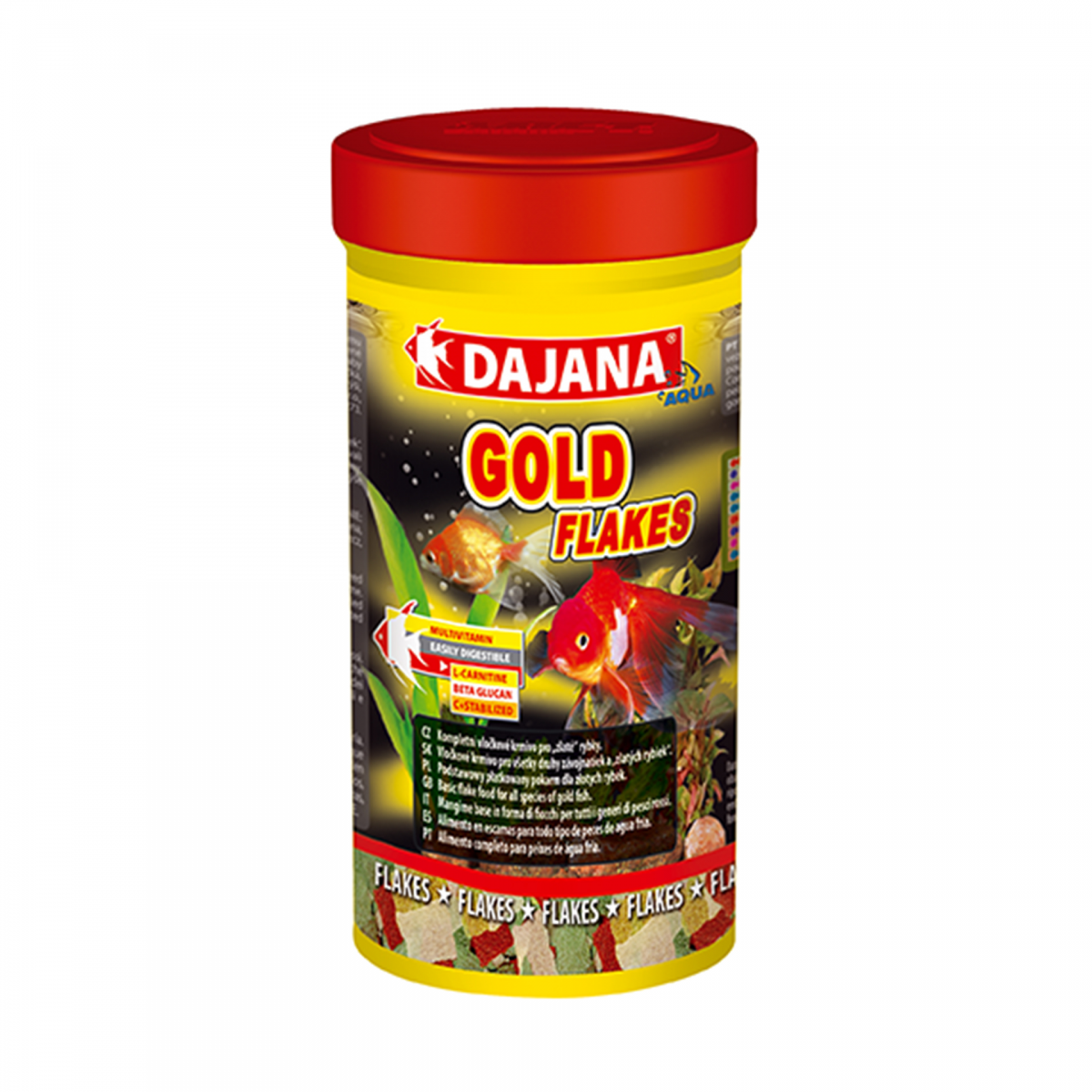 Alimento p/ Peixe Água Fria Gold DAJANA 1LT