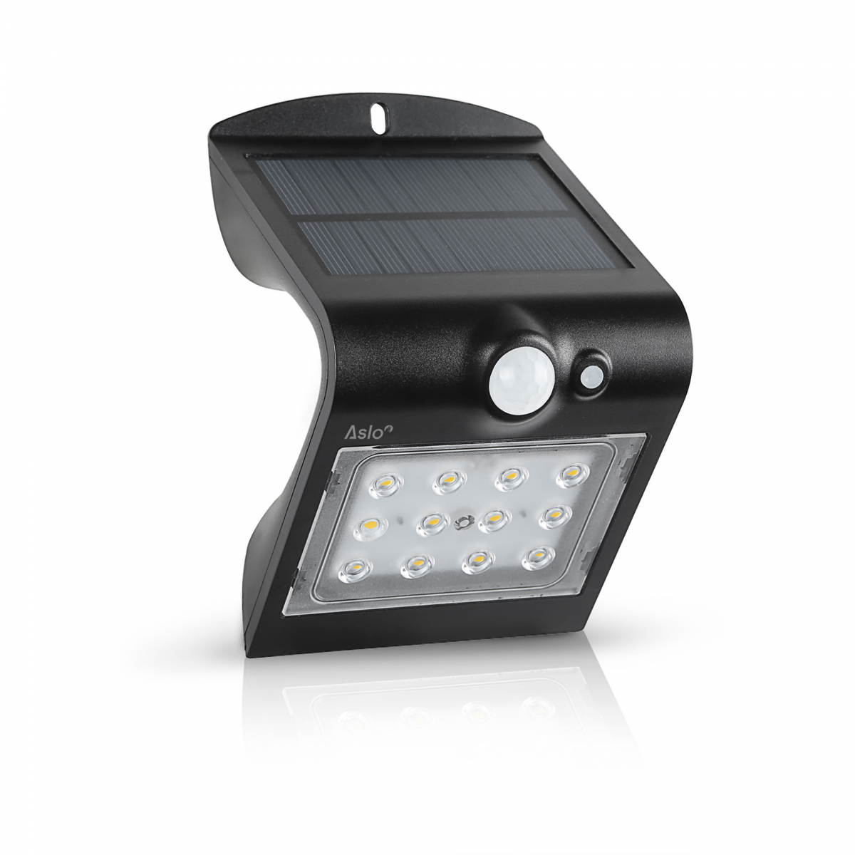 Aplique Led Solar Com Sensor 1.5W Preto ASLO - SF0209030_00063 | Agriloja