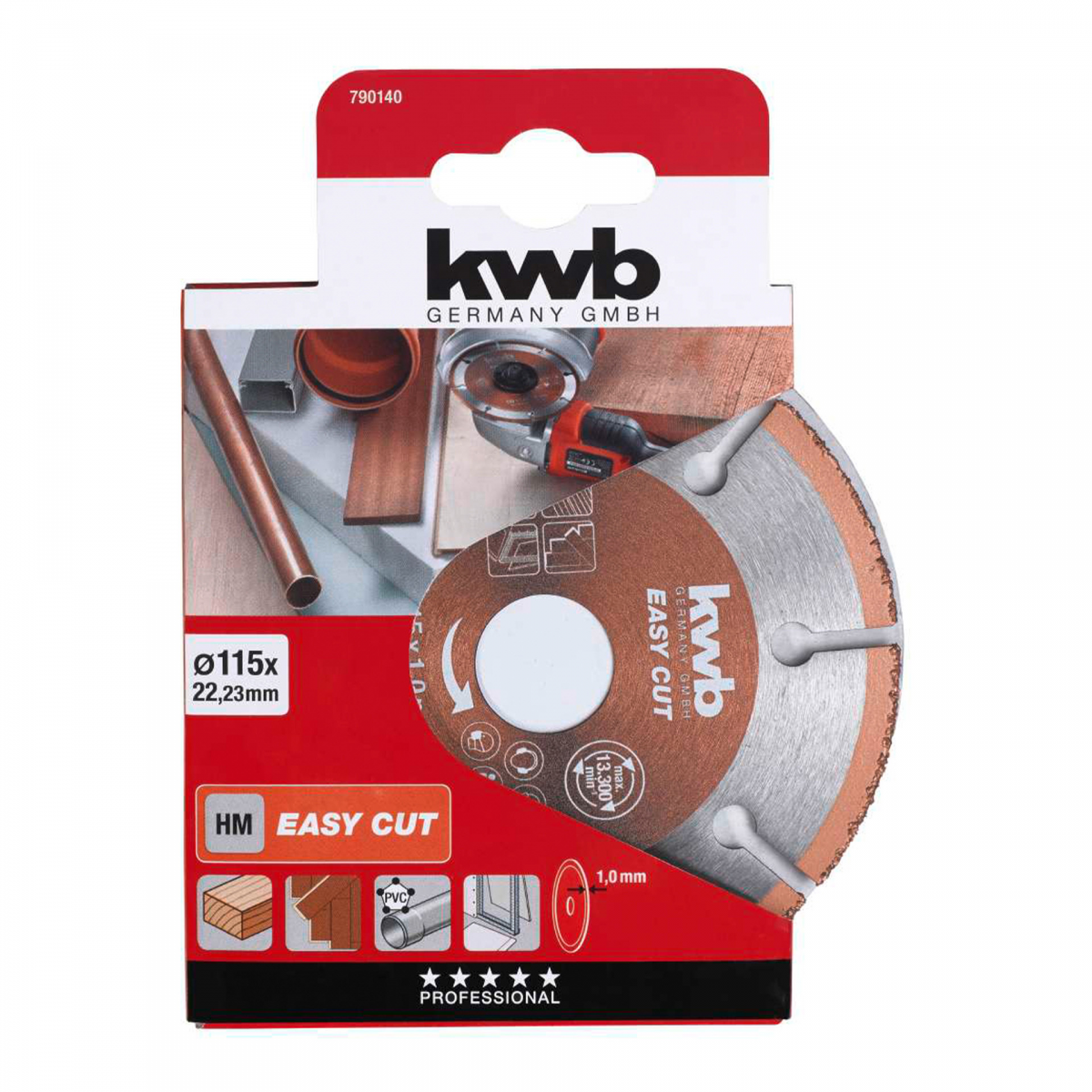 Disco Corte madeira 115X22,23X2MM KWB