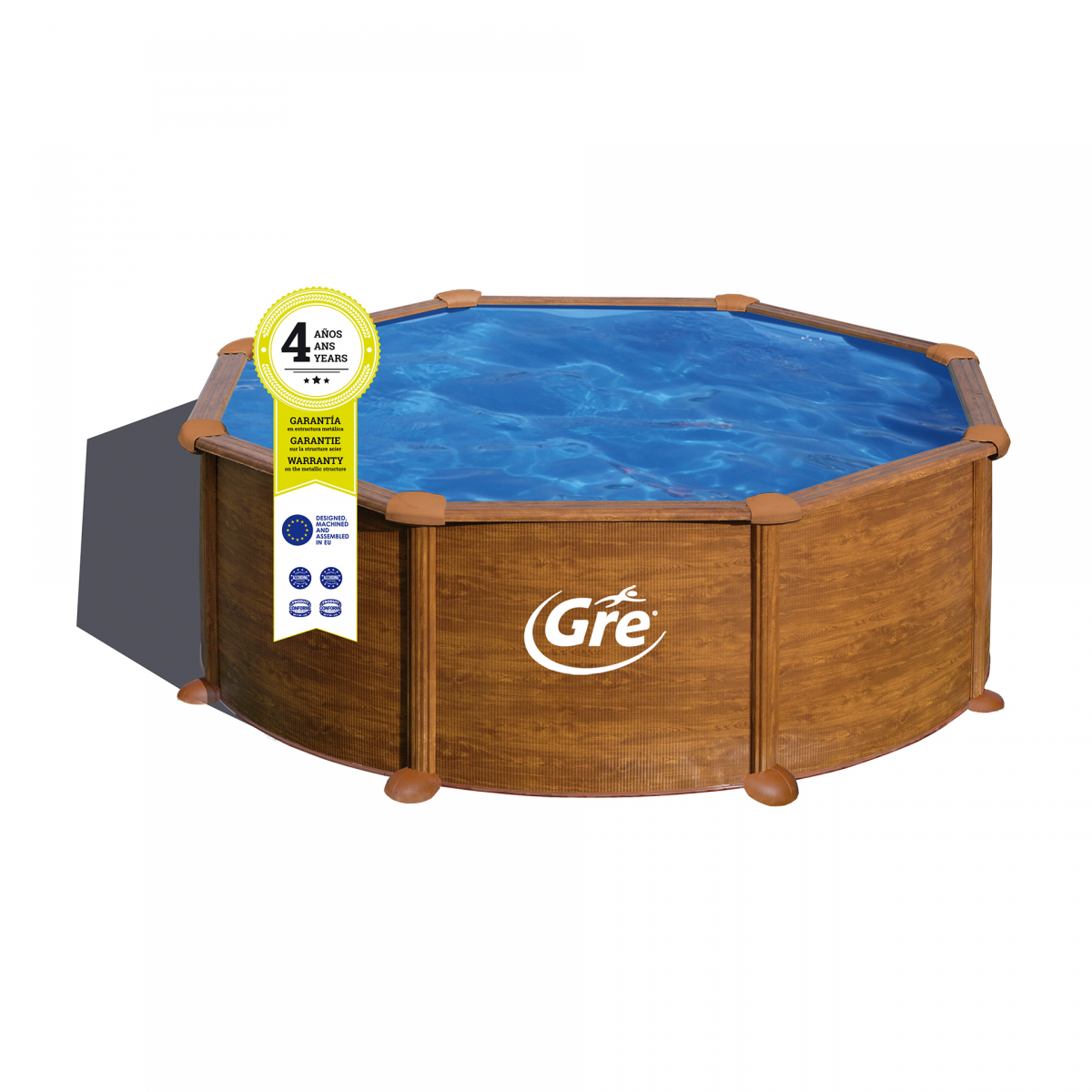 Piscina Imitar Madeira 350X132 CM GRE - SF0110867_00000 | Agriloja