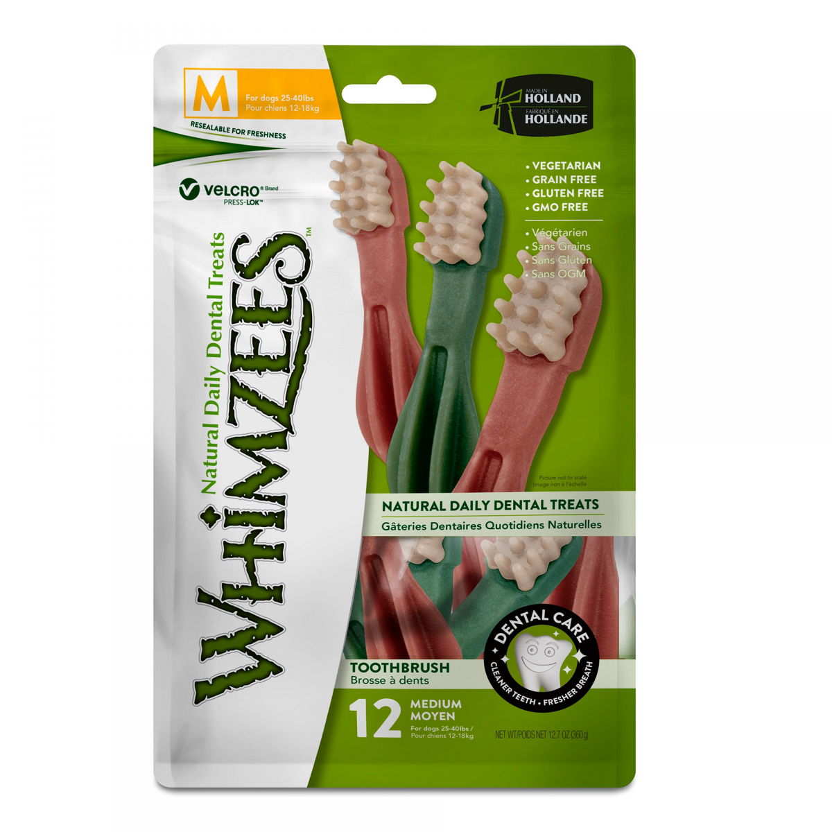 Snack P/Cão Toothbrush M WHIMZEES