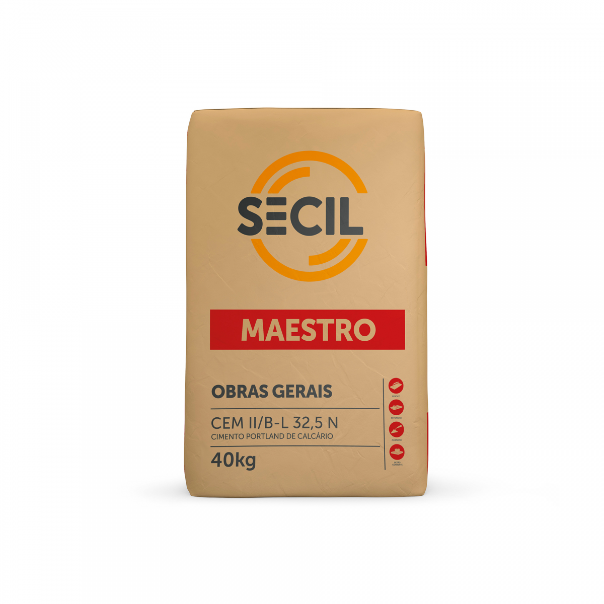 Cimento Cinza 40KG SECIL
