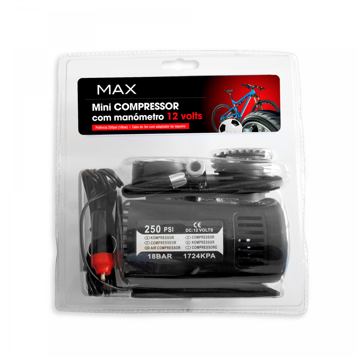 Mini Compressor Portatil 12V MAX