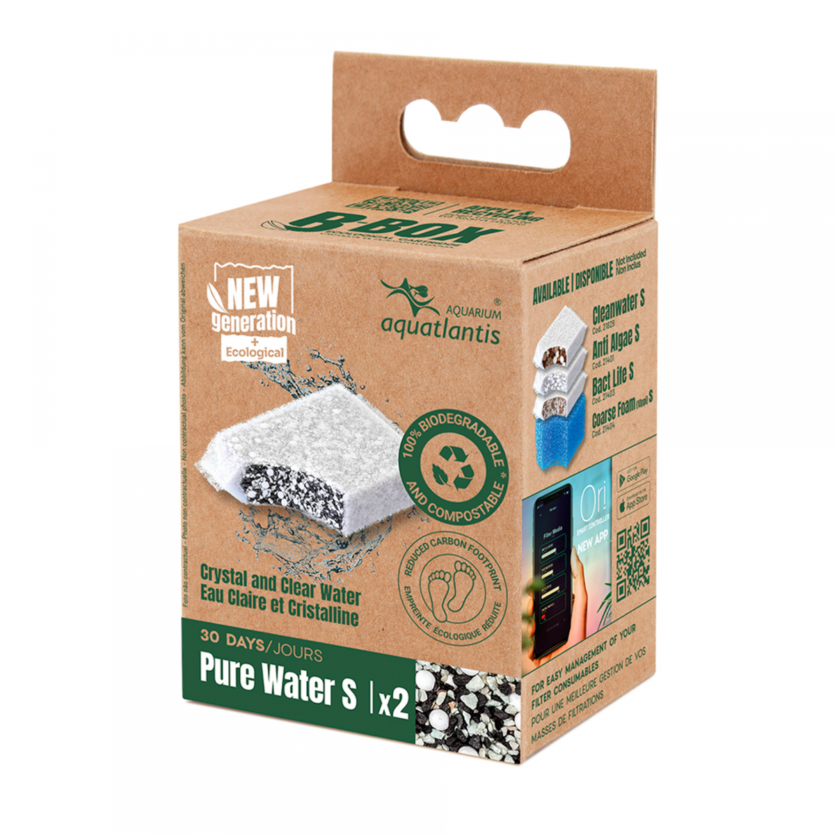 Recarga Bbox S Bio Filter Pure Water S AQUATLANTIS