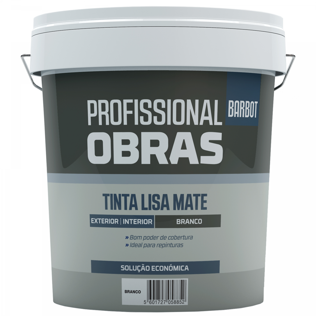 Tinta Exterior Interior Mate Branco BARBOT 5LT - SF0190018_00047 | Agriloja