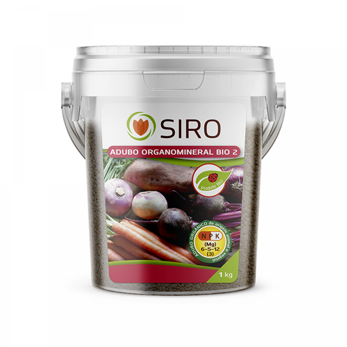 Adubo Organomineral NPK6-5-12Bio 1 KG SIRO