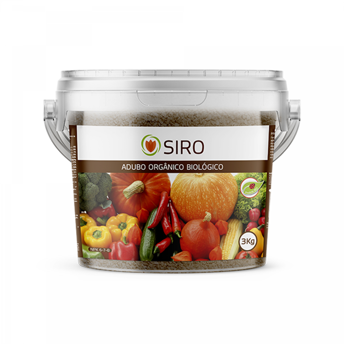 Adubo Orgânico NPK 6-7-8 Bio 3 KG SIRO - SF0208209_00000 | Agriloja