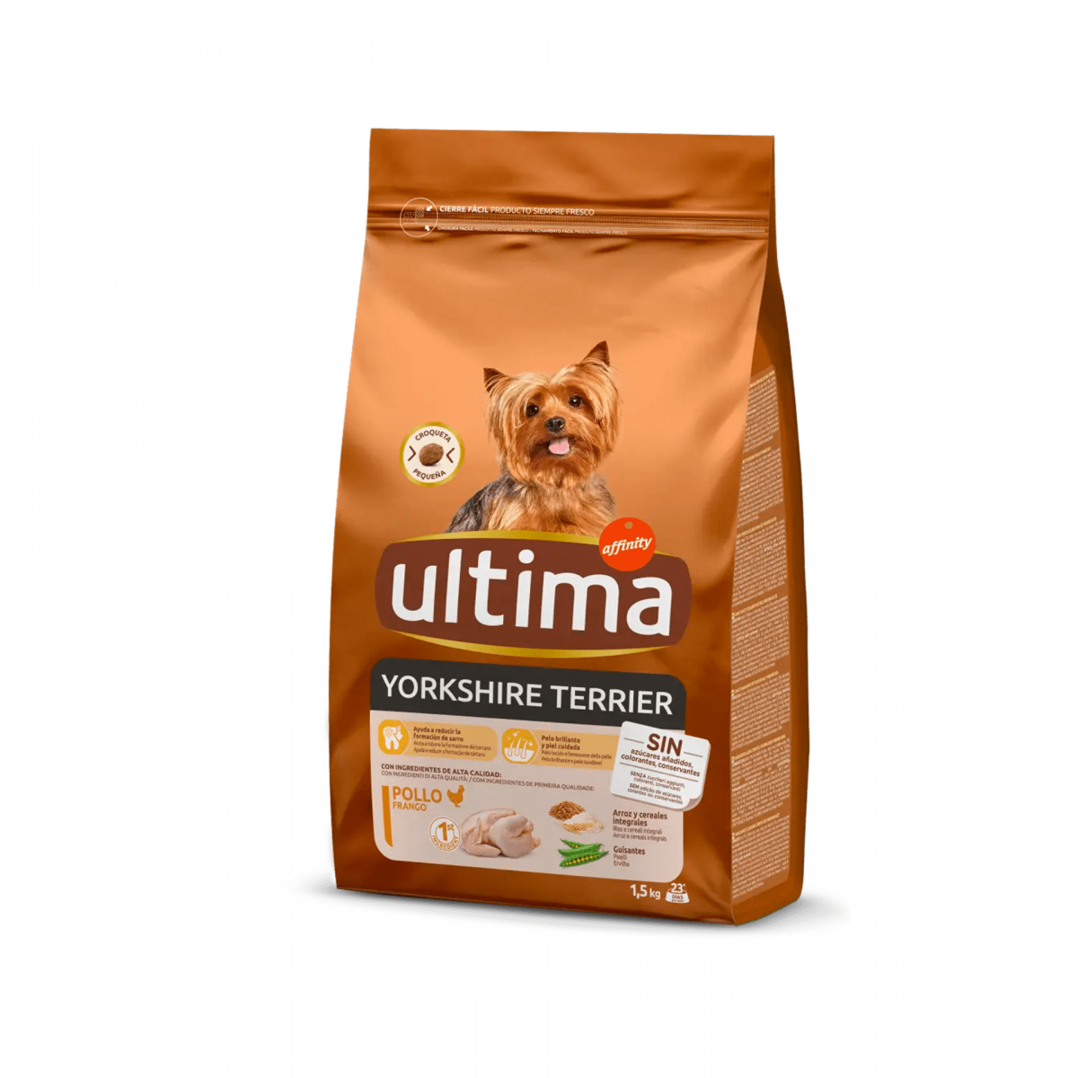 Alimento Seco Yorkshire Frango 1,5 KG ULTIMA
